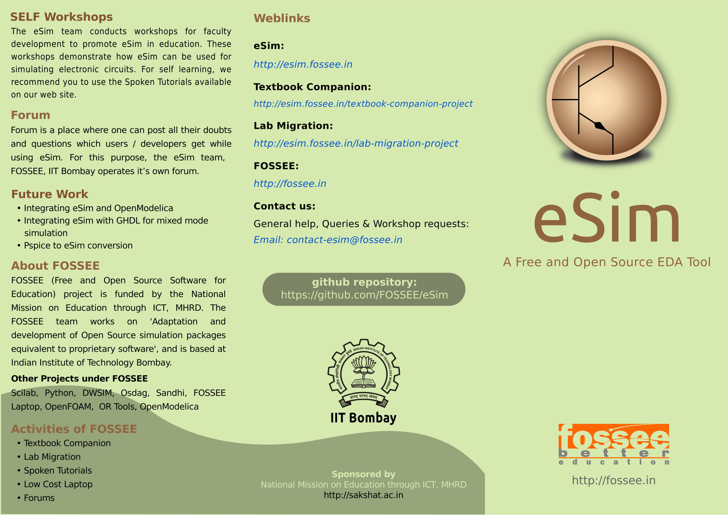 View Brochure | spoken-tutorial.org View Brochure | spoken-tutorial.org