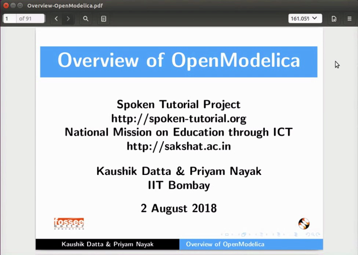 Introduction à OpenModelica - Anciens Et Réunions