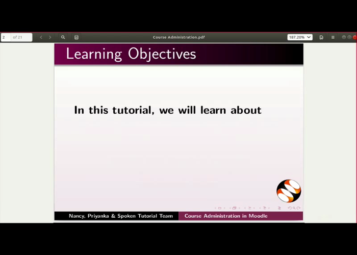 administration moodle pdf